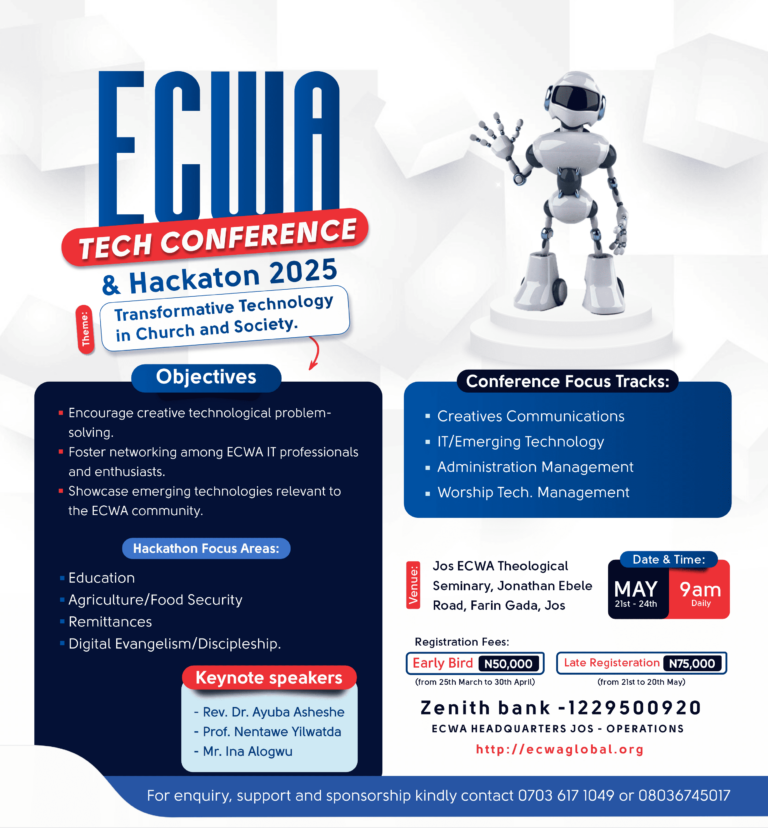 ECWA TECH CONFERENCE – Evangelical Church Winning All